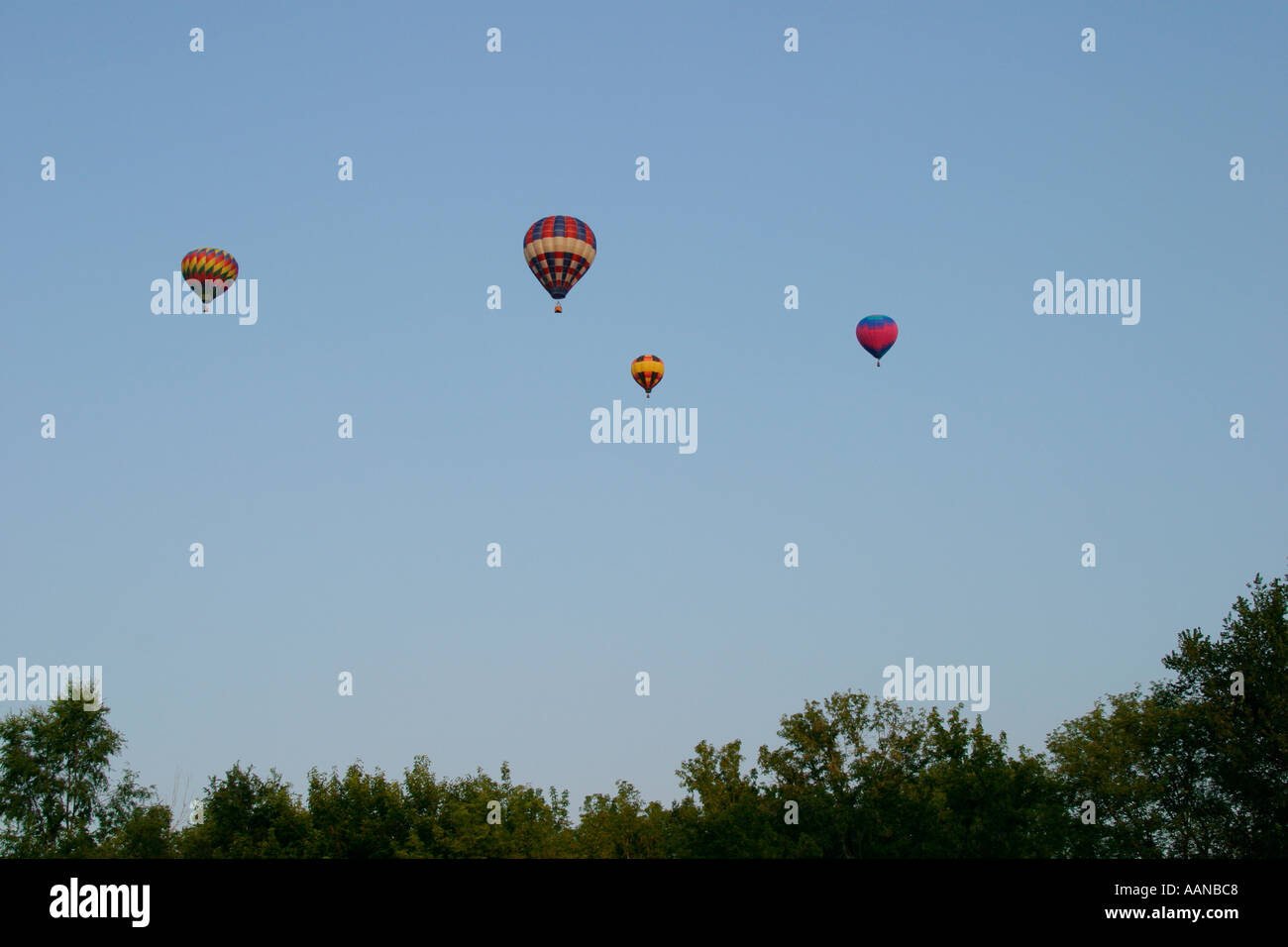 Hot Air Balloon Competition Stock Photo - Alamy