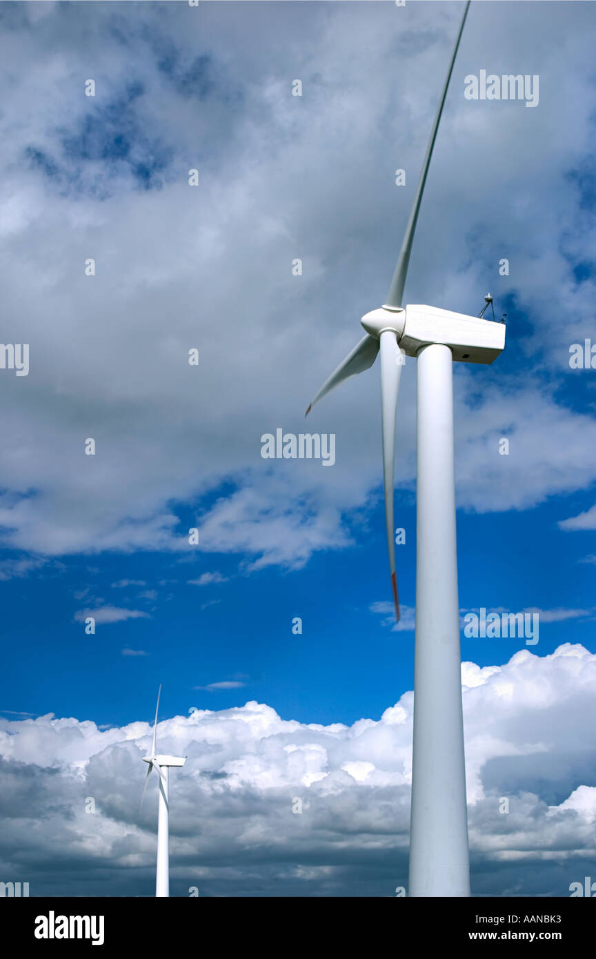 500 kW wind mills. Denmark Stock Photo - Alamy