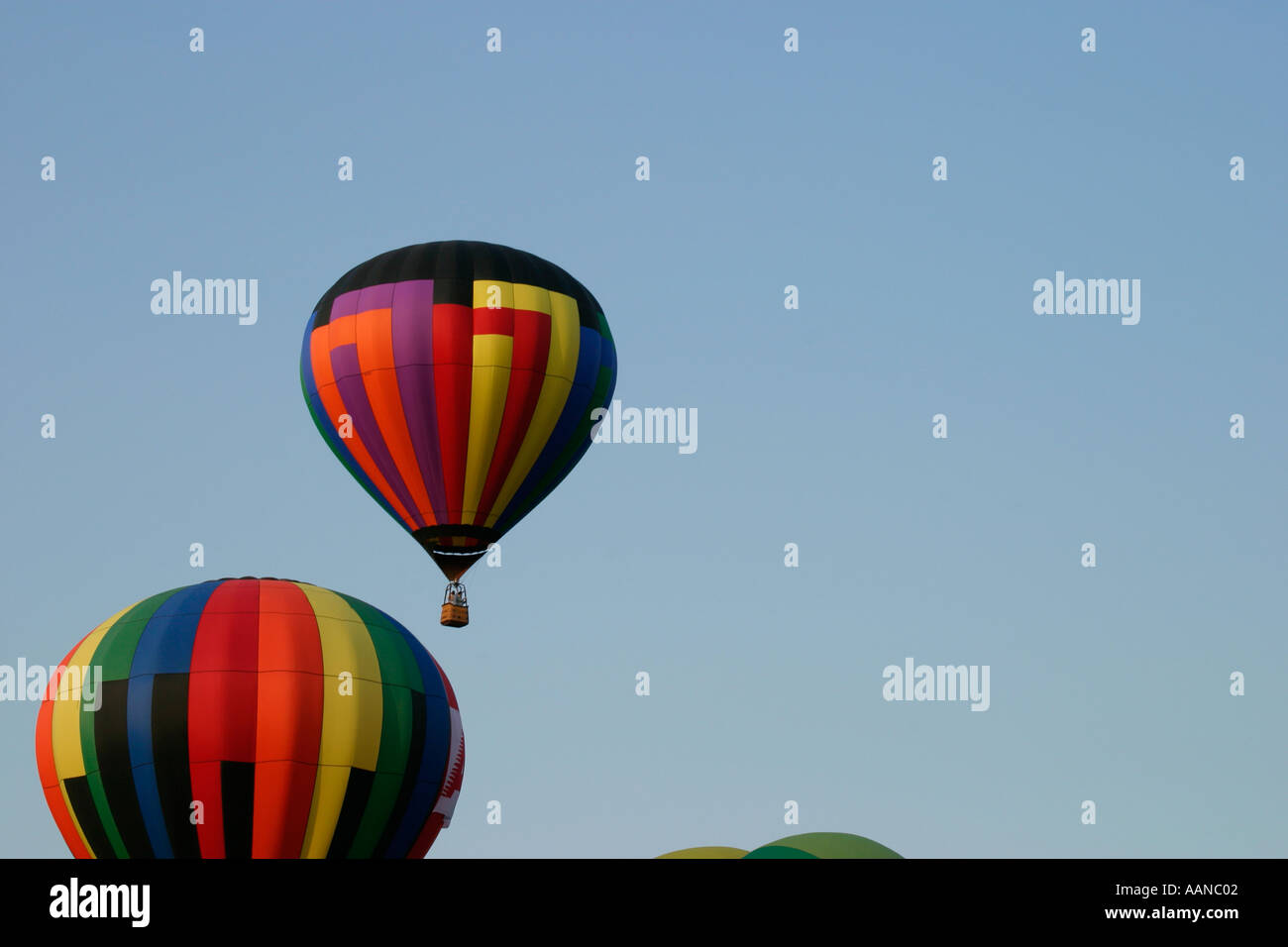 Hot Air Balloon Competition Stock Photo - Alamy