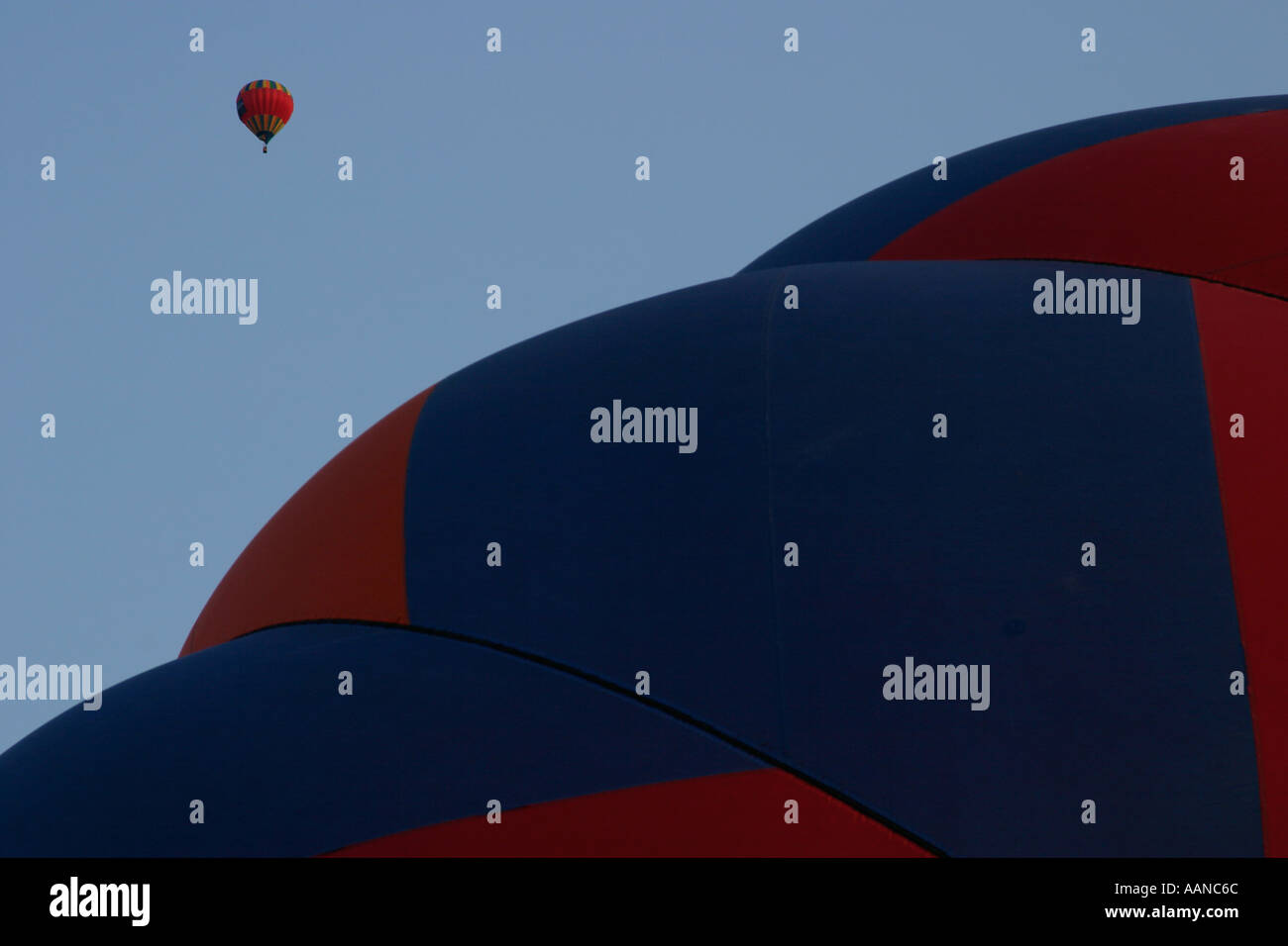 Hot Air Balloon Competition Stock Photo - Alamy