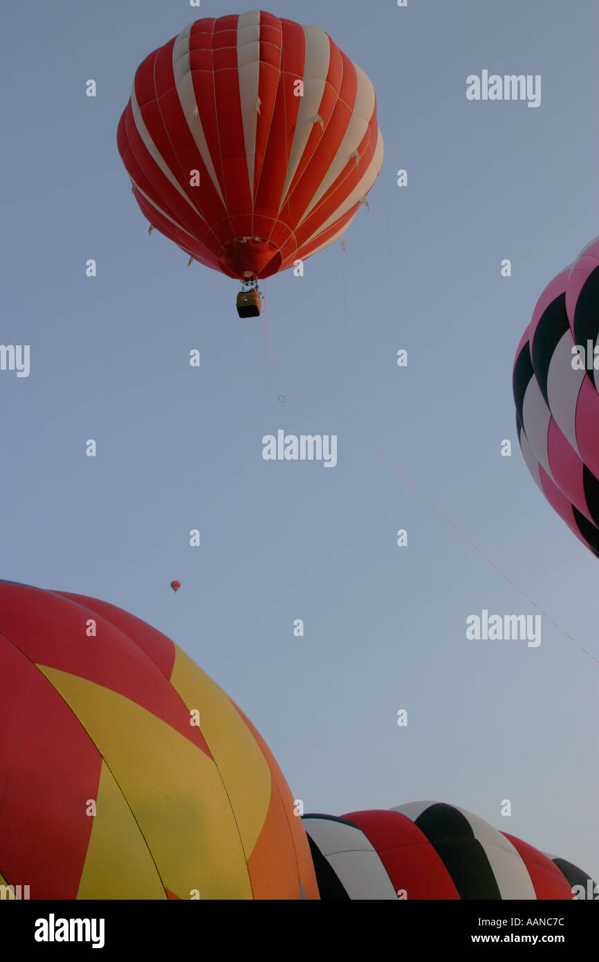 Hot Air Balloon Competition Stock Photo - Alamy
