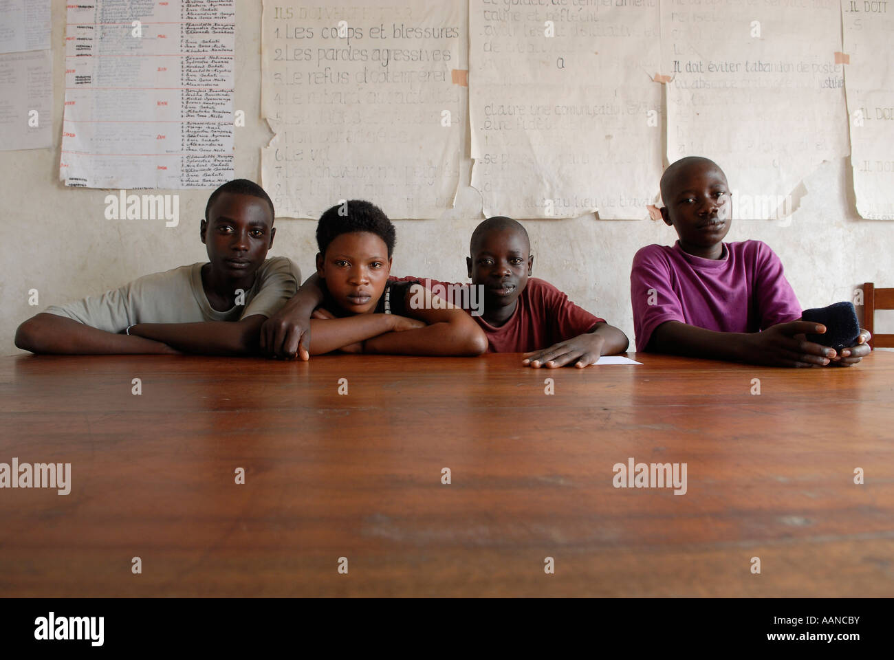 Former child soldiers at a rehabilitation center for Transit and ...