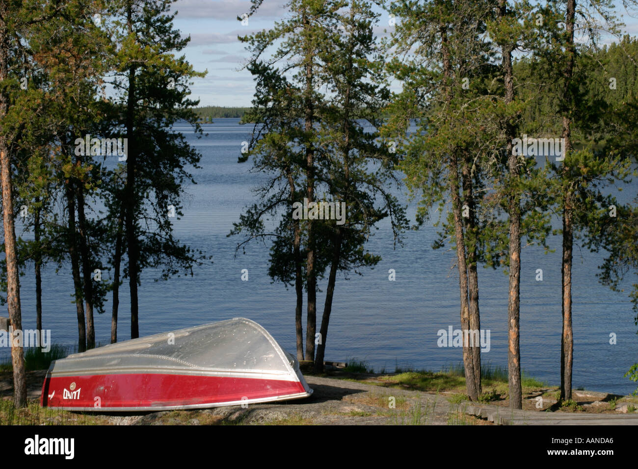 Boat on Shore Stock Photo - Alamy