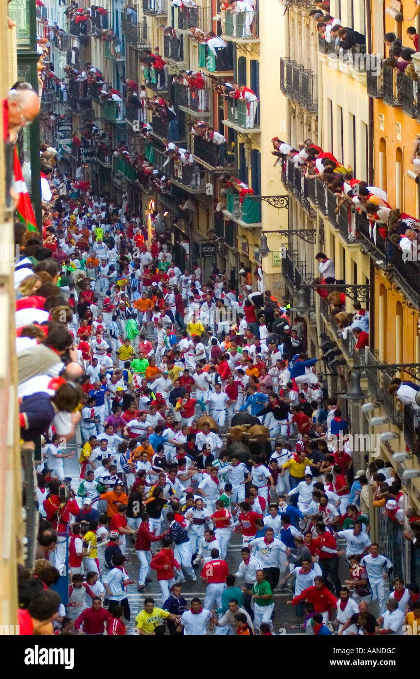 Fiesta de San Fermin, Pamplona, Navarra, Spain Stock Photo - Alamy