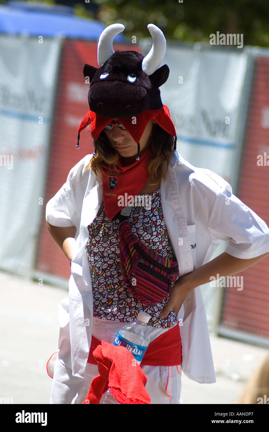 Fiesta de San Fermin, Pamplona, Navarra, Spain Stock Photo - Alamy