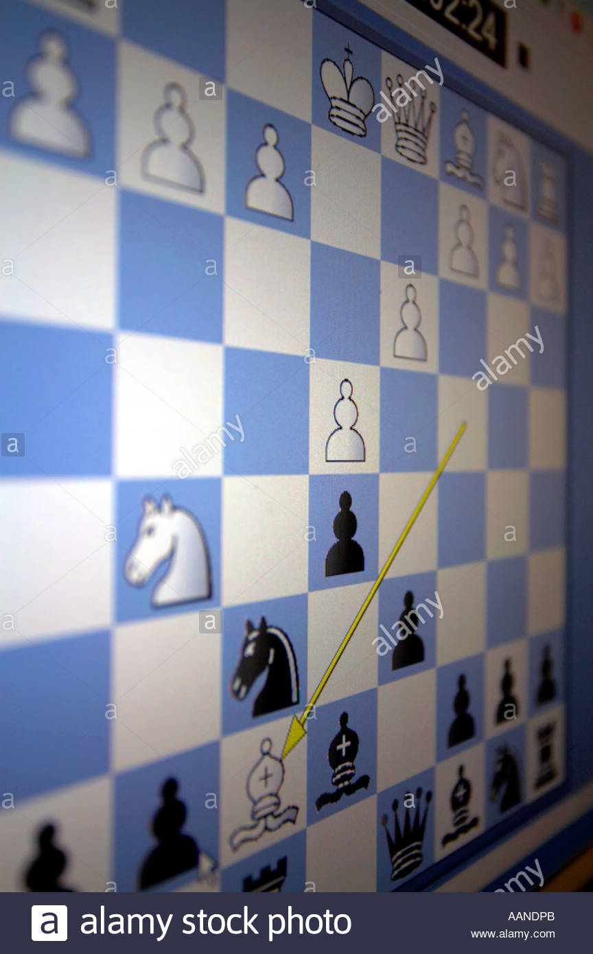 Screenshot of a chess game on a pc Stock Photo - Alamy