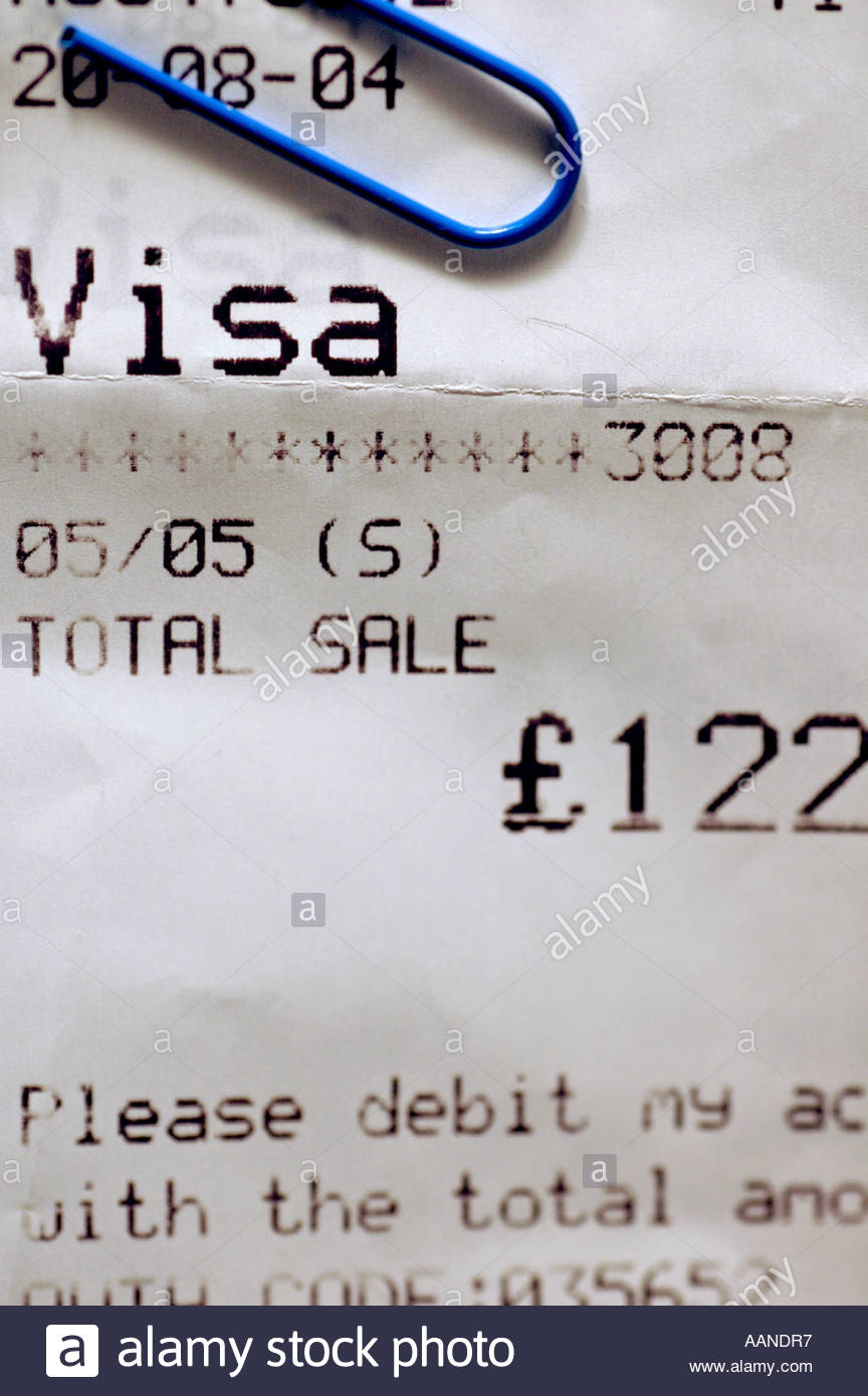 A till receipt Stock Photo - Alamy