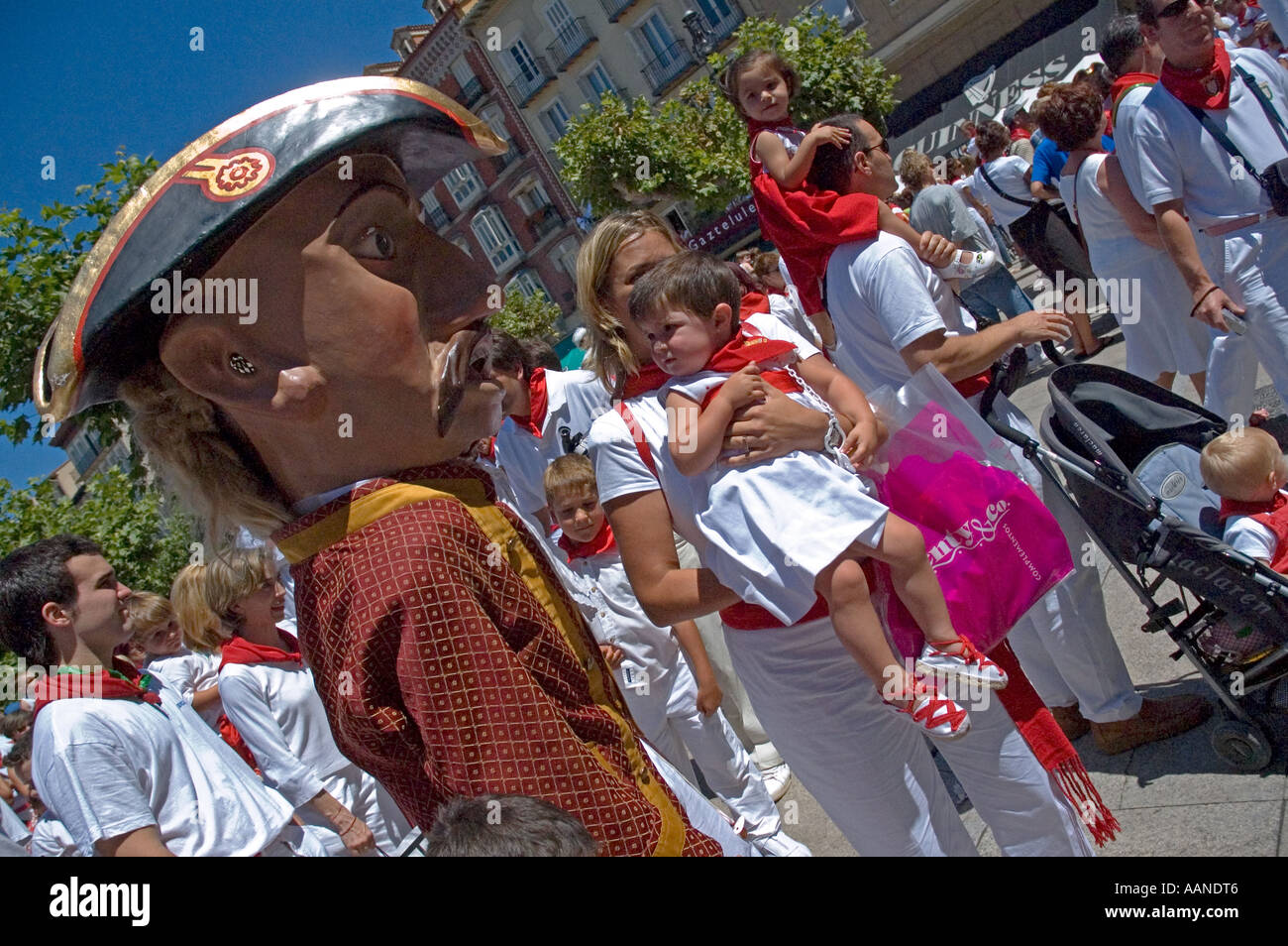 Fiesta de San Fermin, Pamplona, Navarra, Spain Stock Photo - Alamy