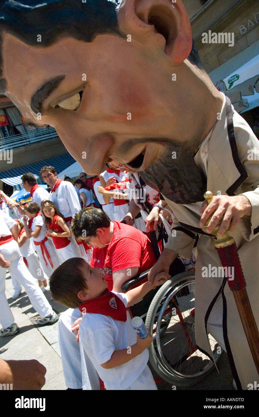 Fiesta de San Fermin, Pamplona, Navarra, Spain Stock Photo - Alamy