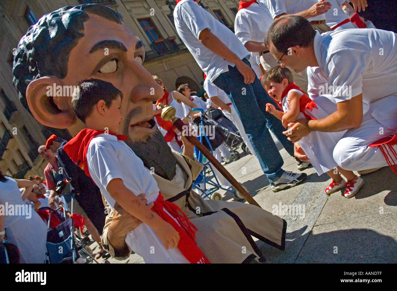 Fiesta de San Fermin, Pamplona, Navarra, Spain Stock Photo - Alamy