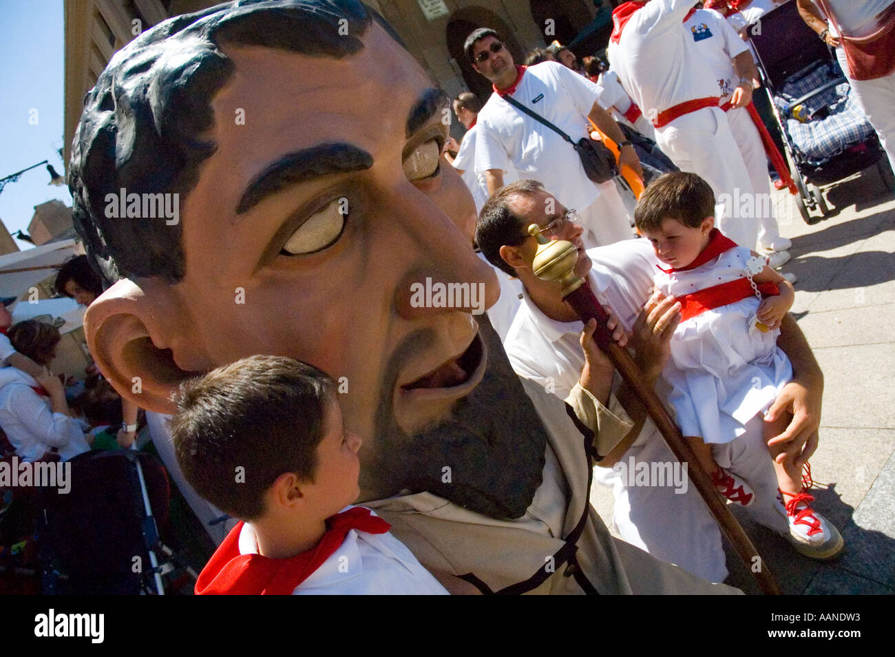 Fiesta de San Fermin, Pamplona, Navarra, Spain Stock Photo - Alamy