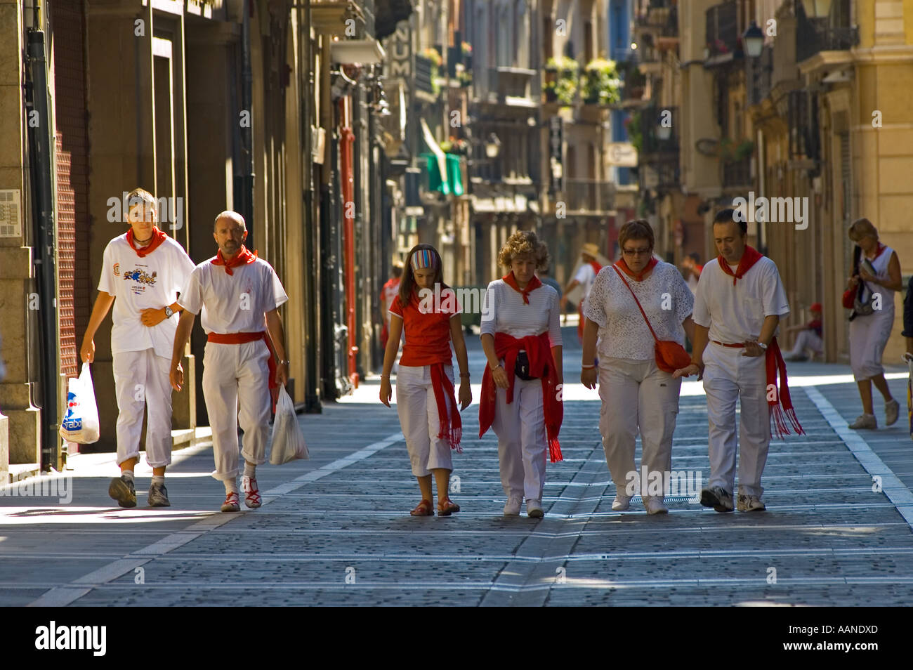 Fiesta de San Fermin, Pamplona, Navarra, Spain Stock Photo - Alamy