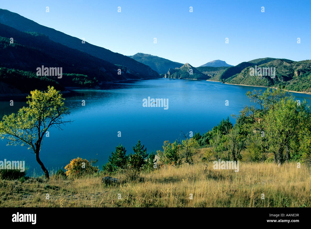 Lake of Castillon, Gorges du Verdon, France, Europe Stock Photo - Alamy