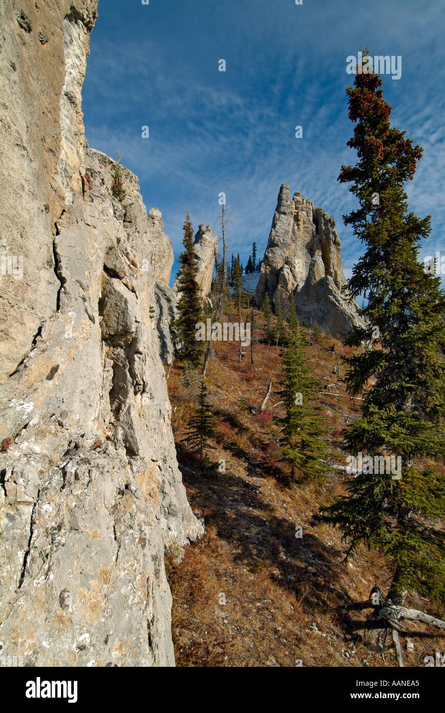 Sapper Hill, near Engineer Creek, Dempster Highway, Yukon, Canada Stock ...