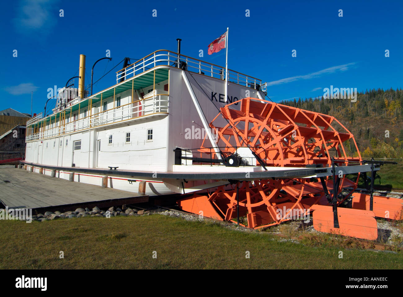SS Keno, Paddle steamer, sternwheeler, Dawson City, Yukon, Canada Stock ...