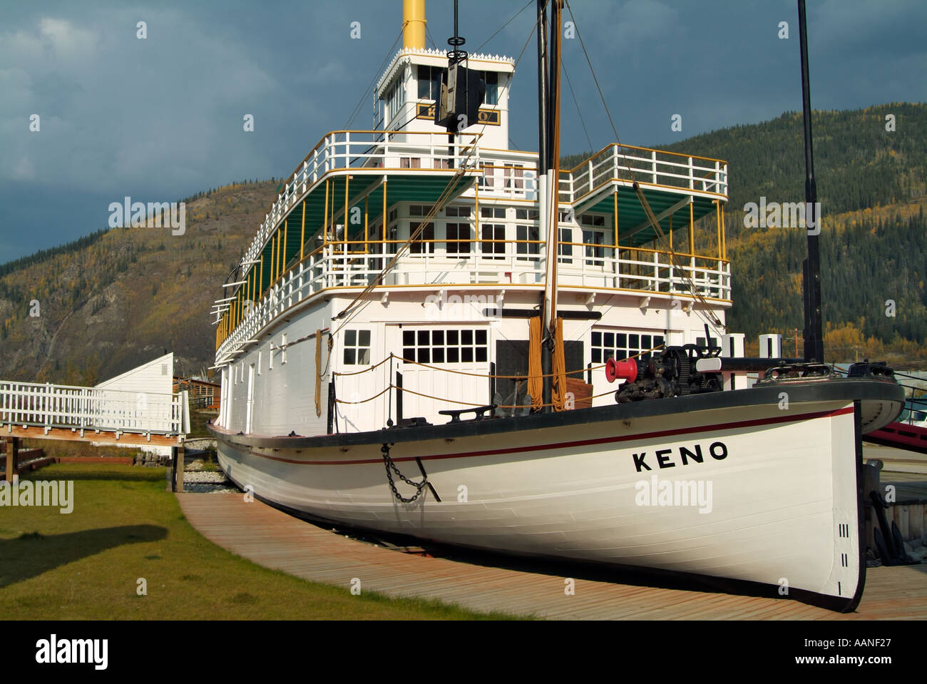 SS Keno, Paddle steamer, sternwheeler, Dawson City, Yukon, Canada Stock ...