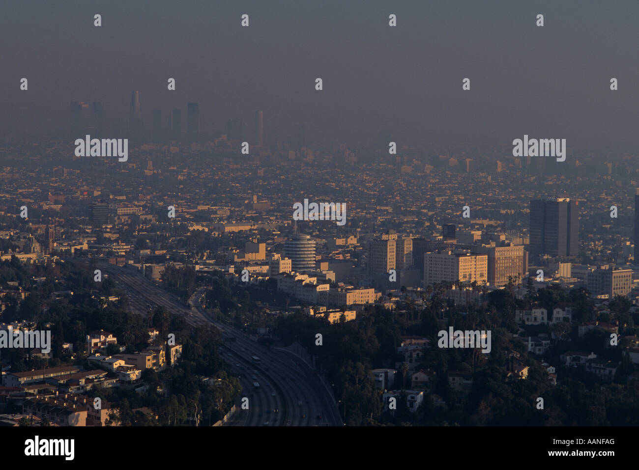 Los Angeles Sunset Smog