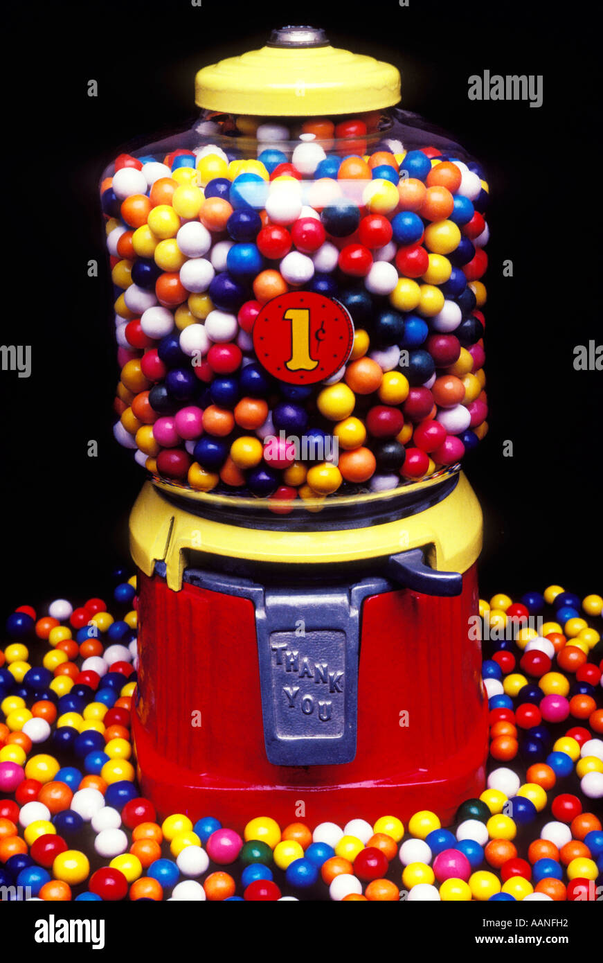 Bubble gum gumballs gumball machine hi-res stock photography and images ...
