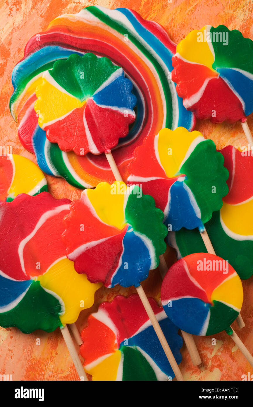 Suckers candy food desert vertical hi-res stock photography and images ...