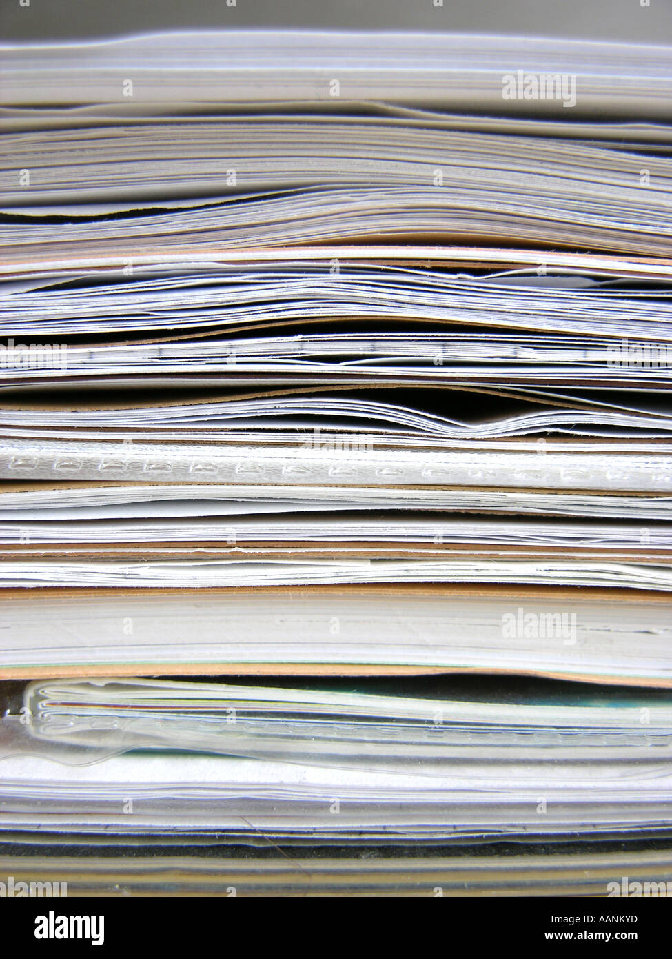 A huge pile of documents Stock Photo - Alamy
