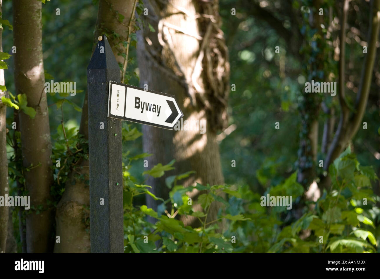 Byway sign England UK Stock Photo - Alamy