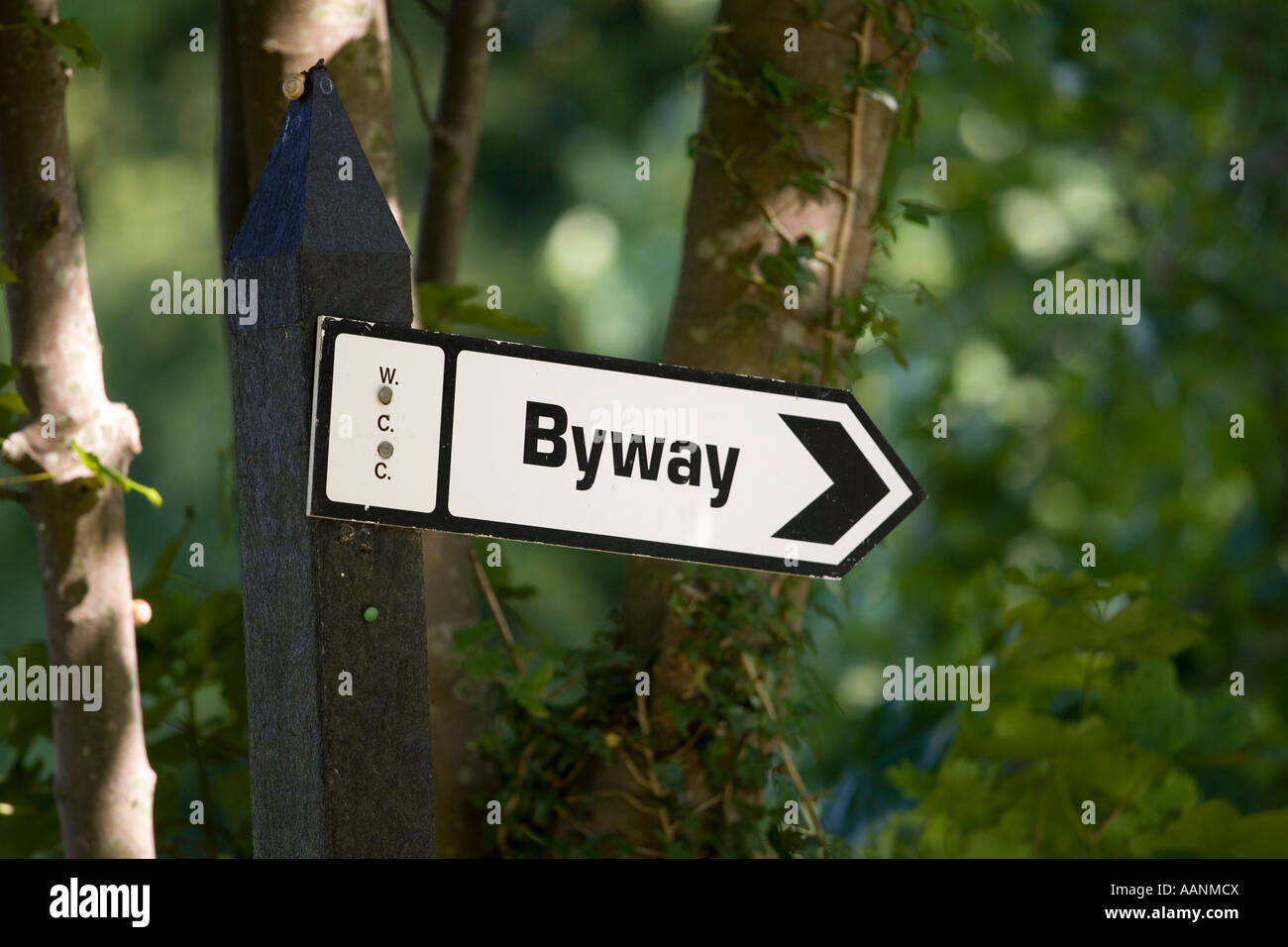 Byway sign England UK Stock Photo - Alamy