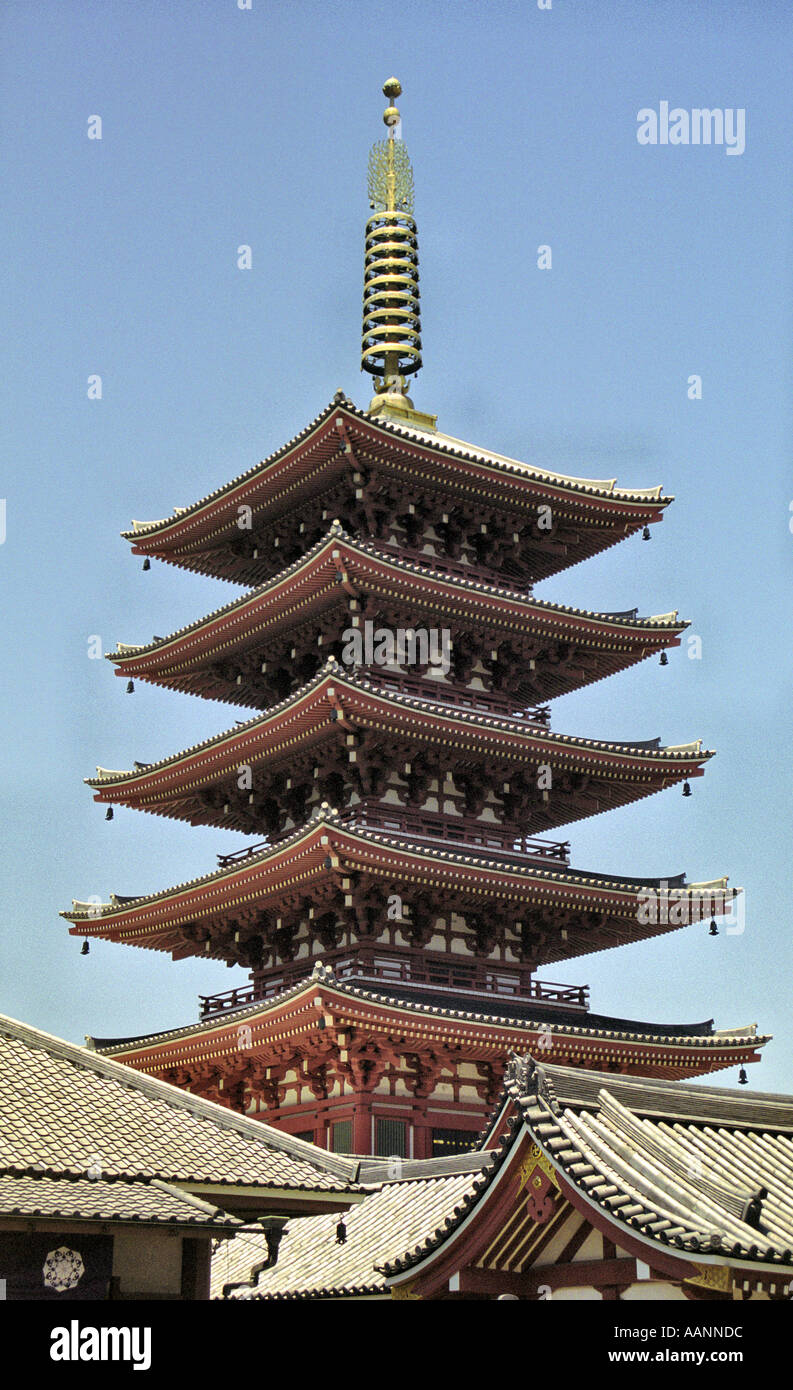 Five storied pagoda at Sensoji Asakusa Kannon Temple Asakusa Shitamachi ...