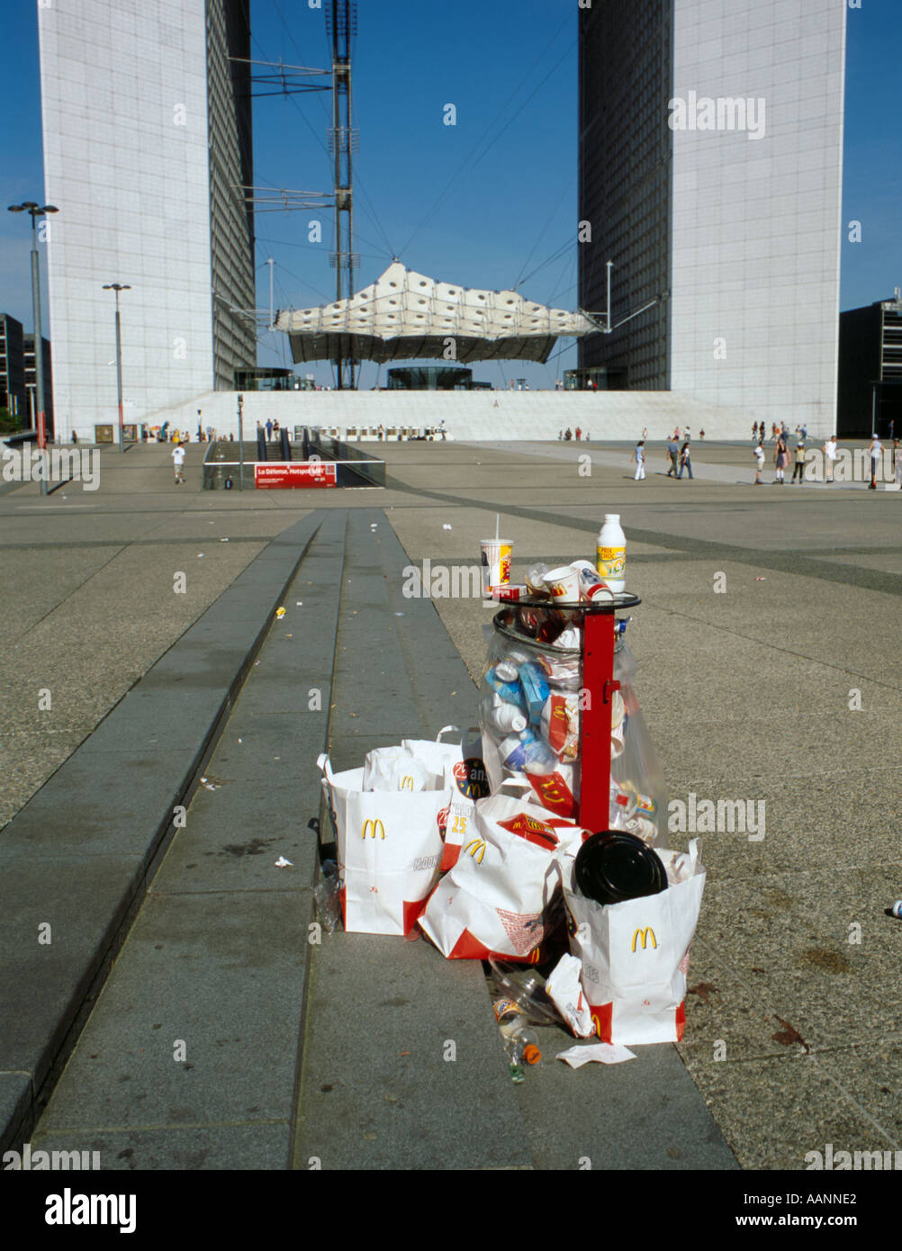 Bags of litter france hi-res stock photography and images - Alamy