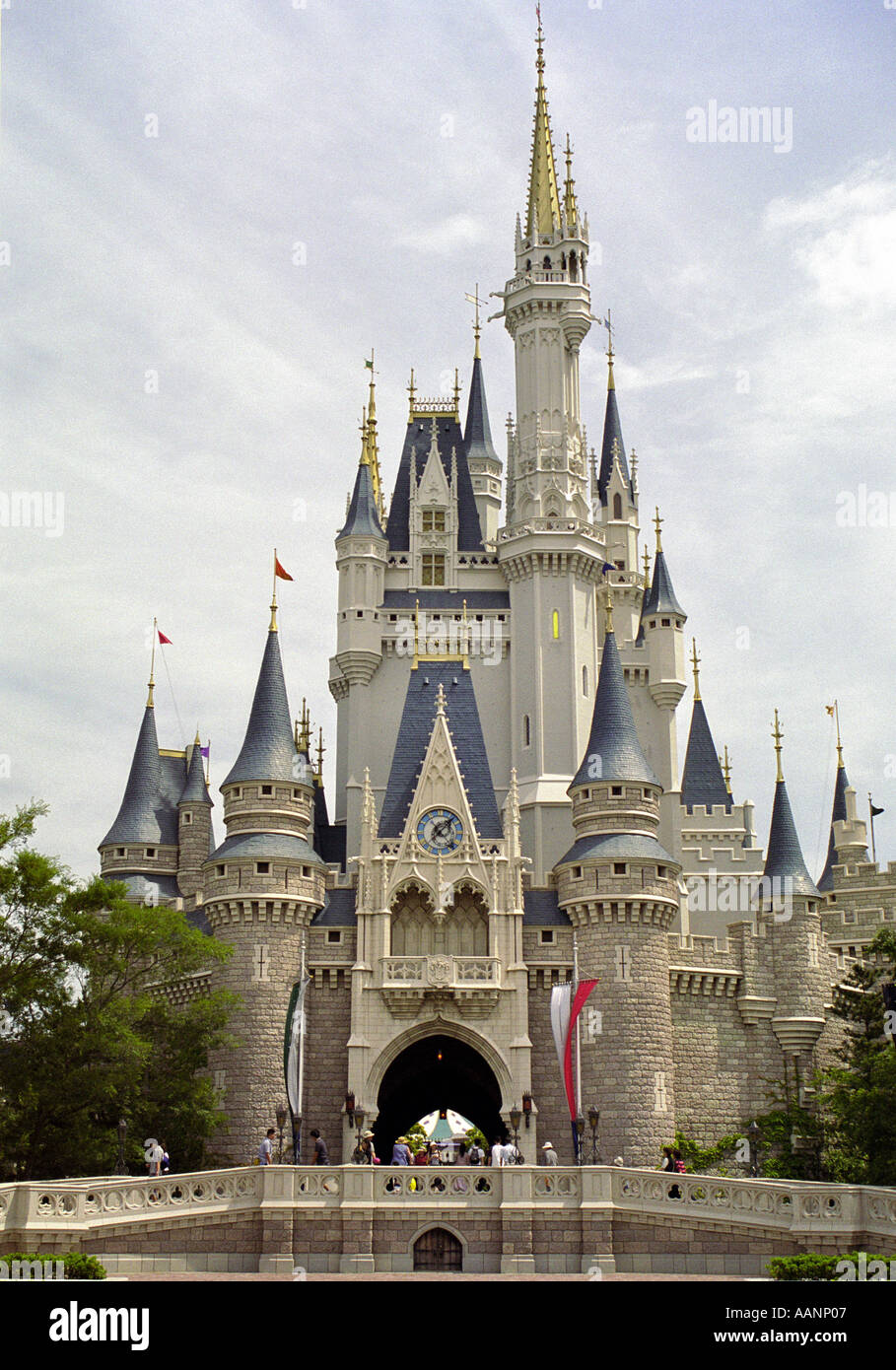 Portrait Cinderellas Castle Walt Disney Resort Tokyo Japan Stock Photo ...