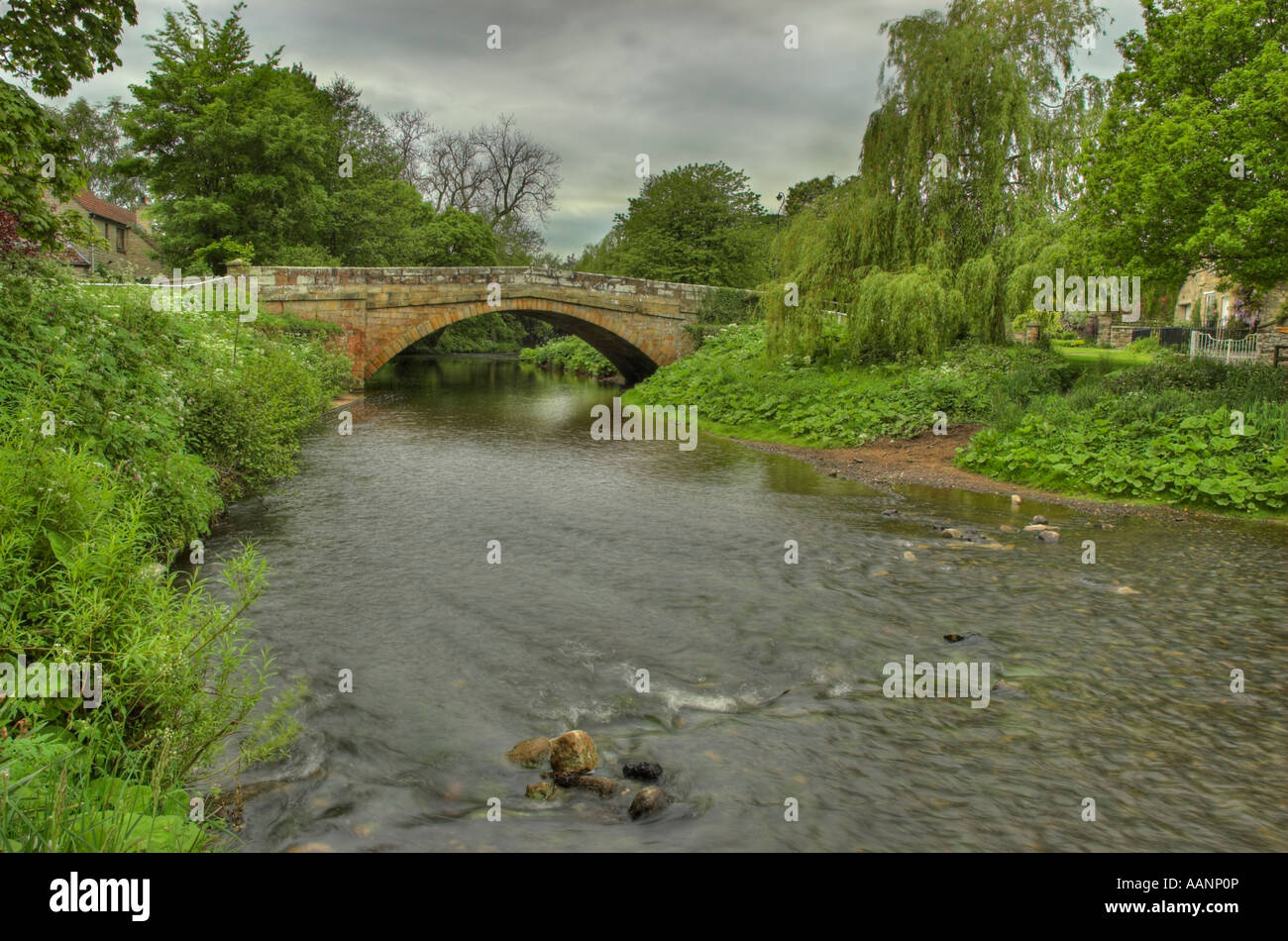 Seven River at Sinnington, North Yorkshire Stock Photo - Alamy