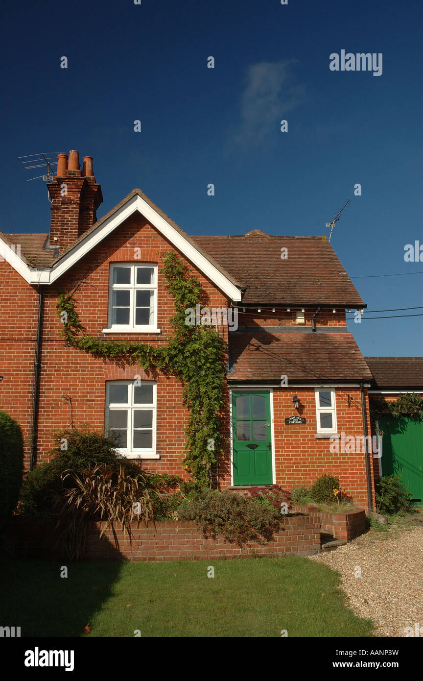 Typical 1900-1910 brick built cottage Stock Photo - Alamy