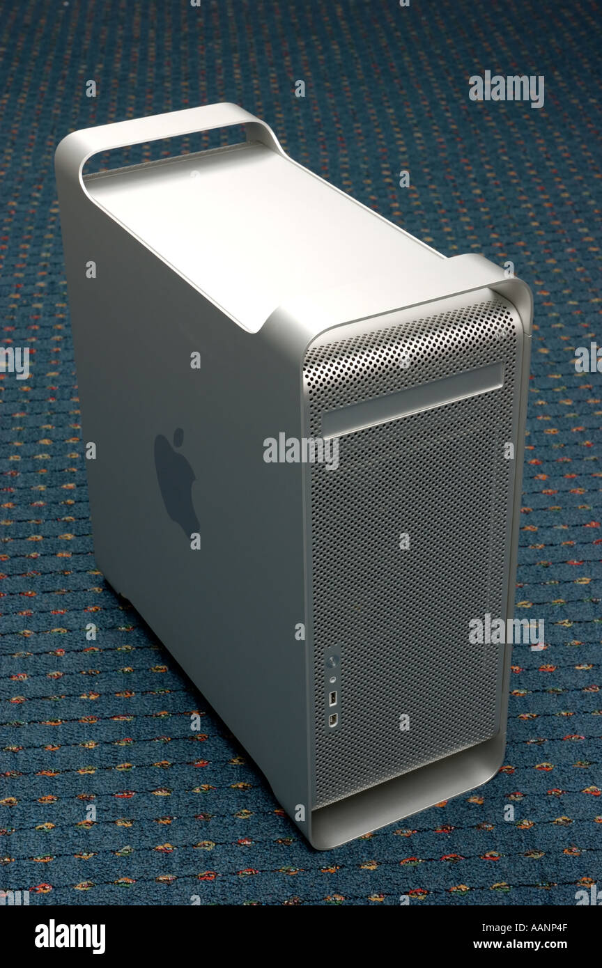 Profile of Apple Power Mac G5 computer Stock Photo - Alamy