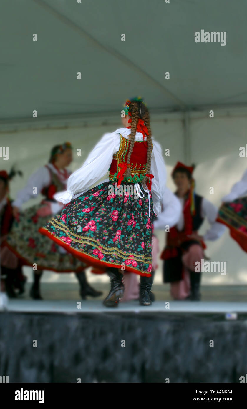 Polish folk dance Stock Photo - Alamy