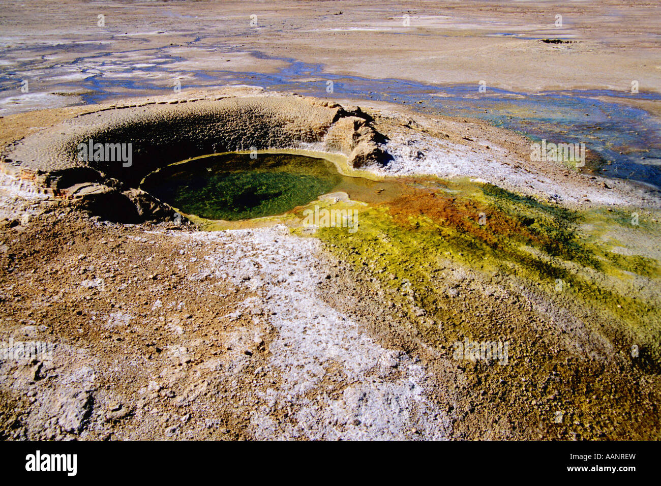 sulphuric springs, Chile, Andes, Atacama Desert Stock Photo - Alamy