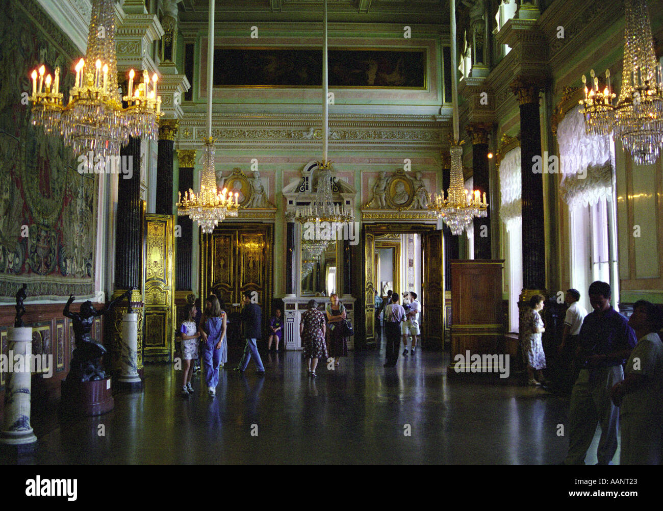 The Leonardo Room The State Hermitage Museum St Petersburg Russia Stock ...