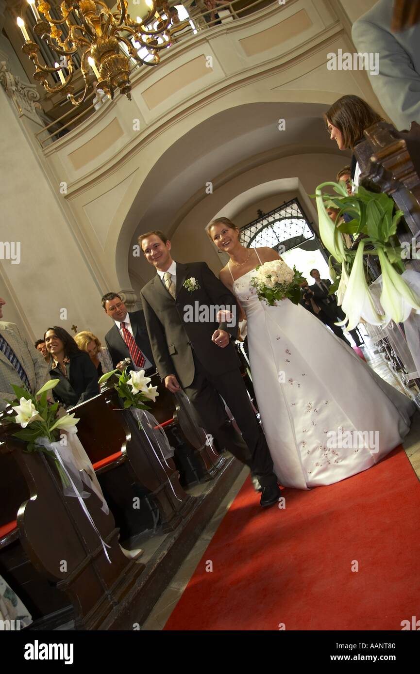 wedding / entering of the bride Stock Photo - Alamy