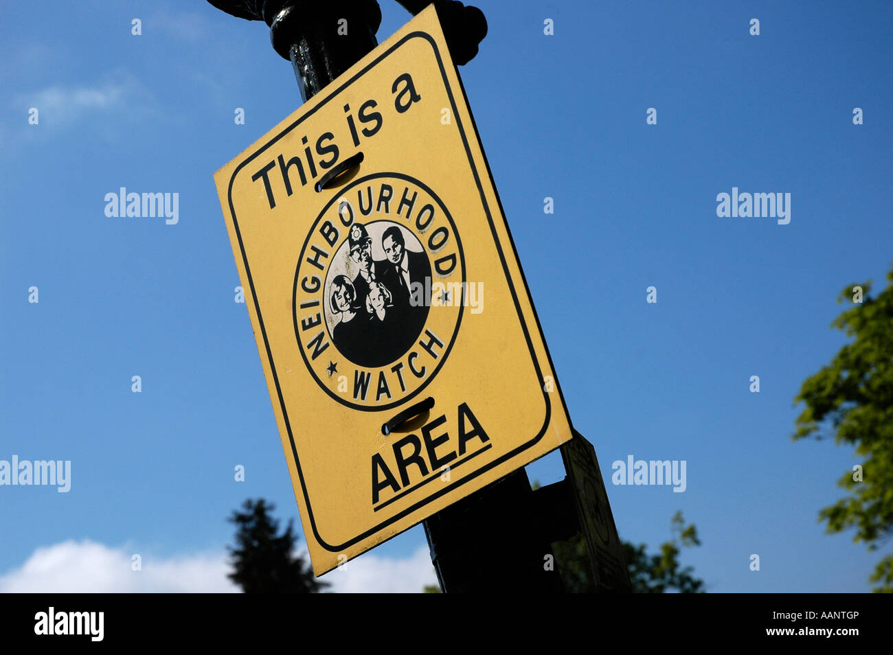 Neigbourhood Watch Sign Stock Photo - Alamy