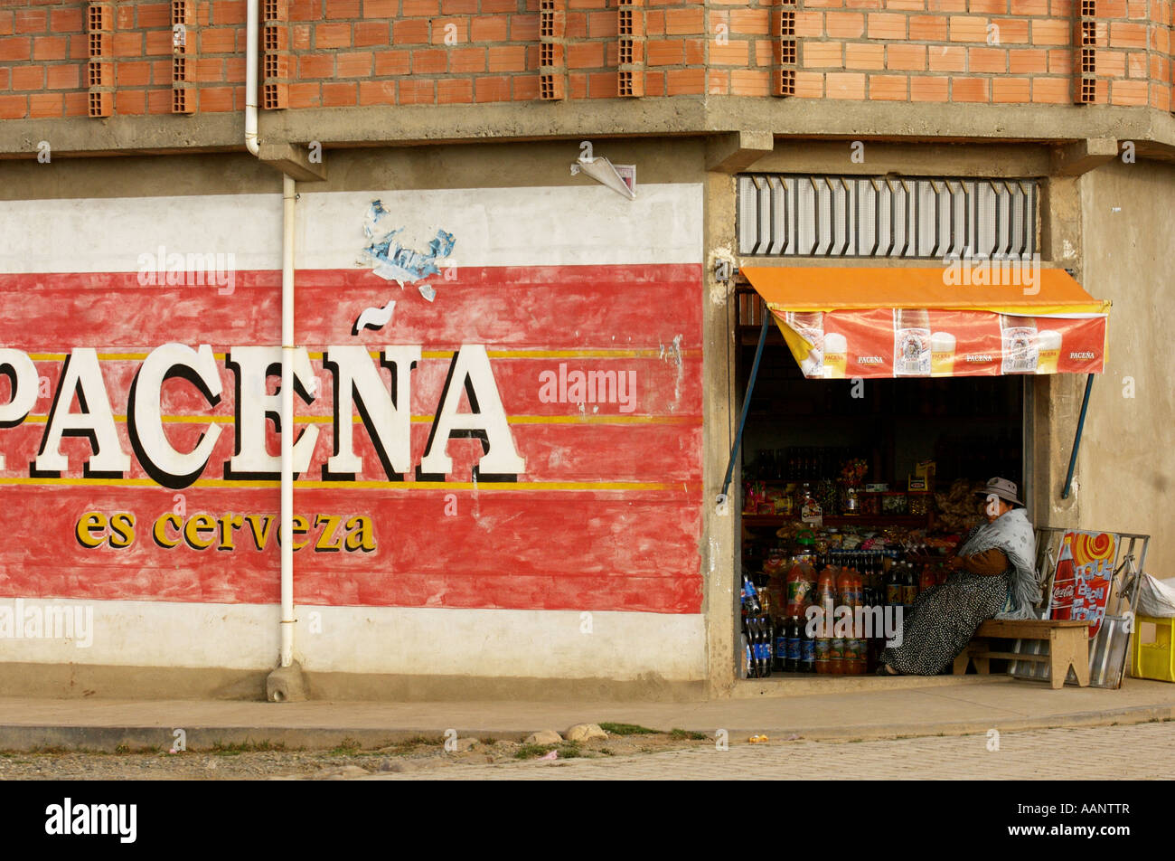 Laja the old capital of Bolivia on the Tiahuanaco road outside La Paz ...