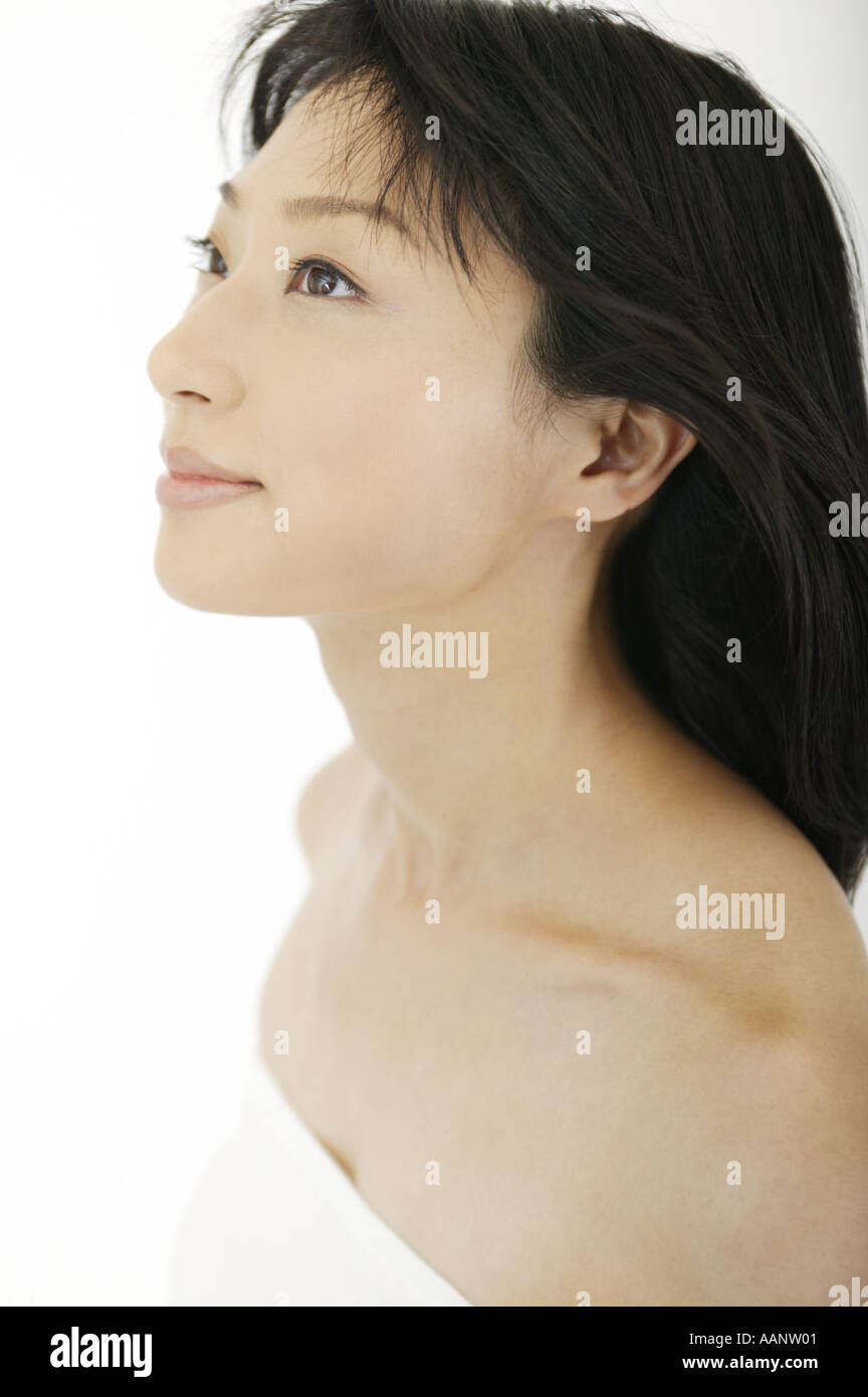 Portrait of head profile Cut Out Stock Images & Pictures - Alamy