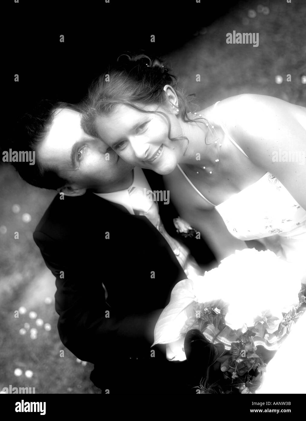 Romantic mood couple in Black and White Stock Photos & Images - Alamy