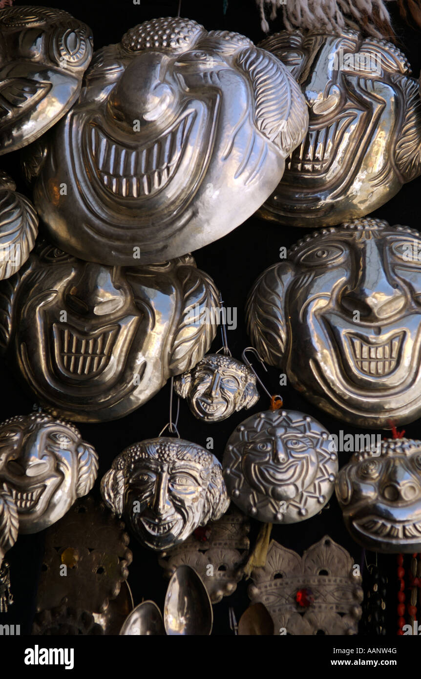 Mask silver aymara boli hi-res stock photography and images - Alamy