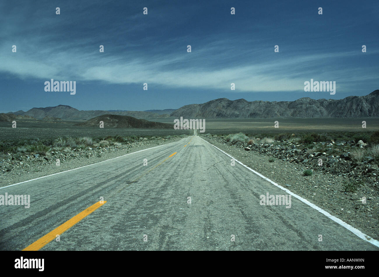 highway in Nevada, USA, Nevada Stock Photo - Alamy