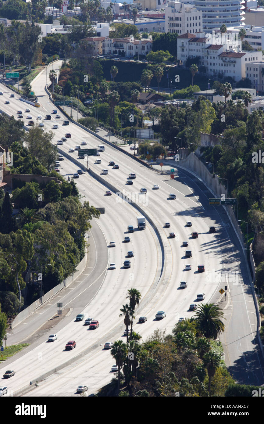 Hollywood 101 Freeway Los Angeles California USA Stock Photo - Alamy