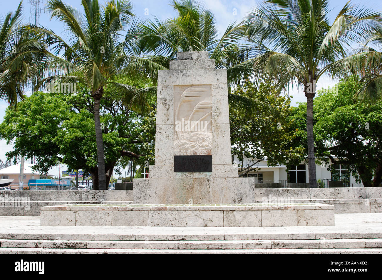 Florida Keys Memorial Hurricane Monument Islamorada Florida USA Stock ...