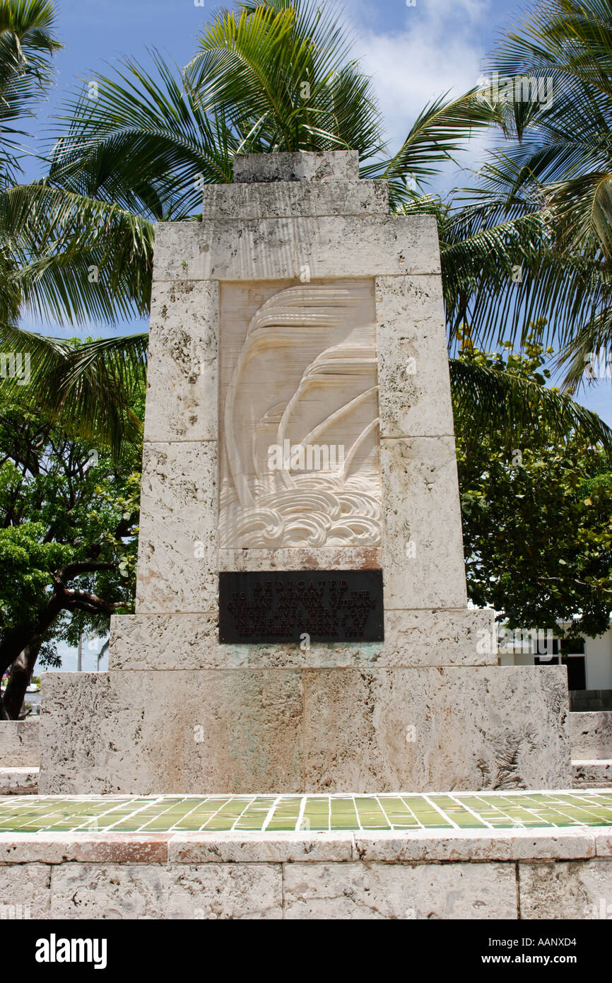 Hurricane monument florida keys hi-res stock photography and images - Alamy