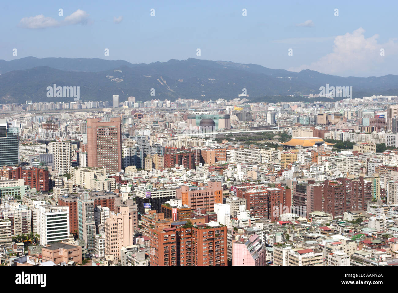 Aerial View Taipei Taiwan Stock Photo - Alamy