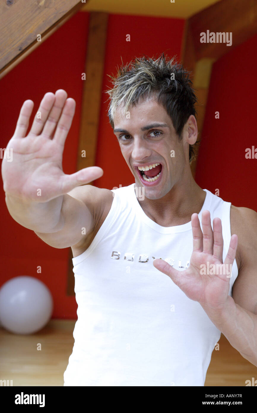 Teenager making eye contact hi-res stock photography and images - Alamy