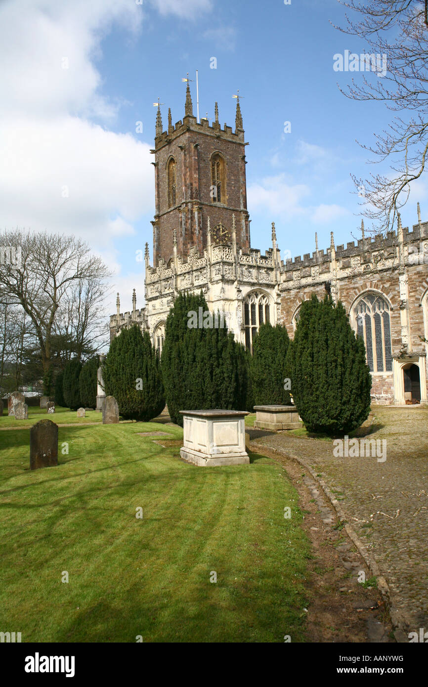 St Peters Church Tiverton Devon England Stock Photo - Alamy
