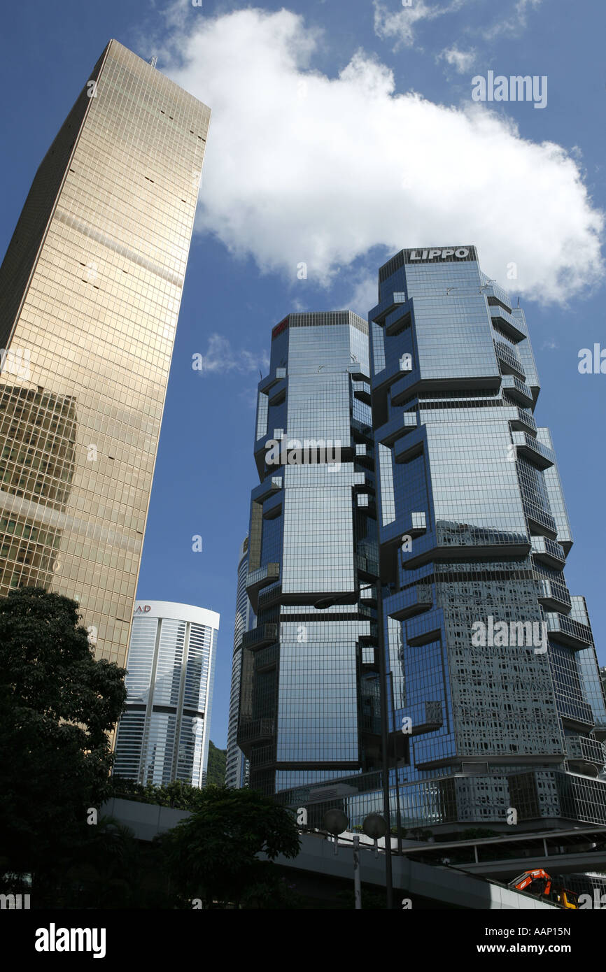 hong kong, high rise buildings in central Stock Photo - Alamy