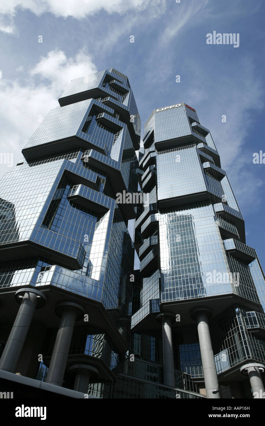 hong kong high rise buildings Stock Photo - Alamy